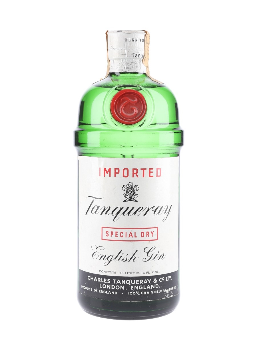 Tanqueray Special Dry Gin Bottled 1970s | English Gin | Whisky ...
